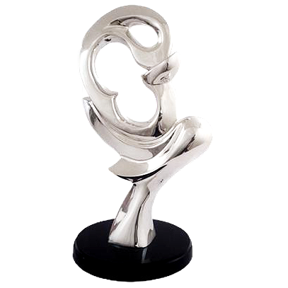 Silver Thinker Sculpture | DArgenta | Unique Gifts | Home Decor