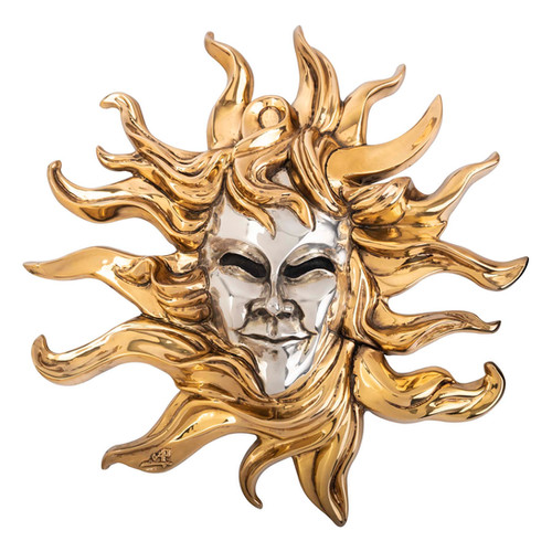 Gold Sun Mask | DArgenta | Unique Gifts | Home Decor
