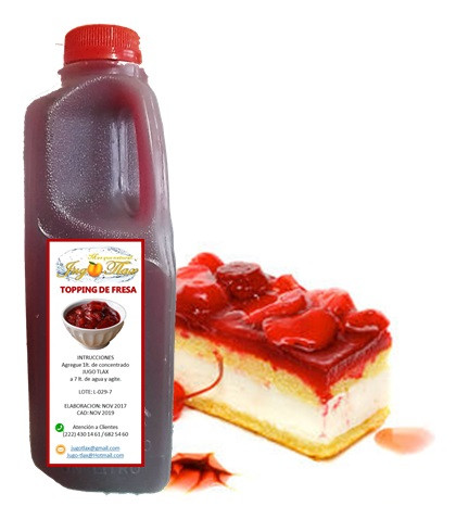 TOPPING DE FRESA | jugo-tlax