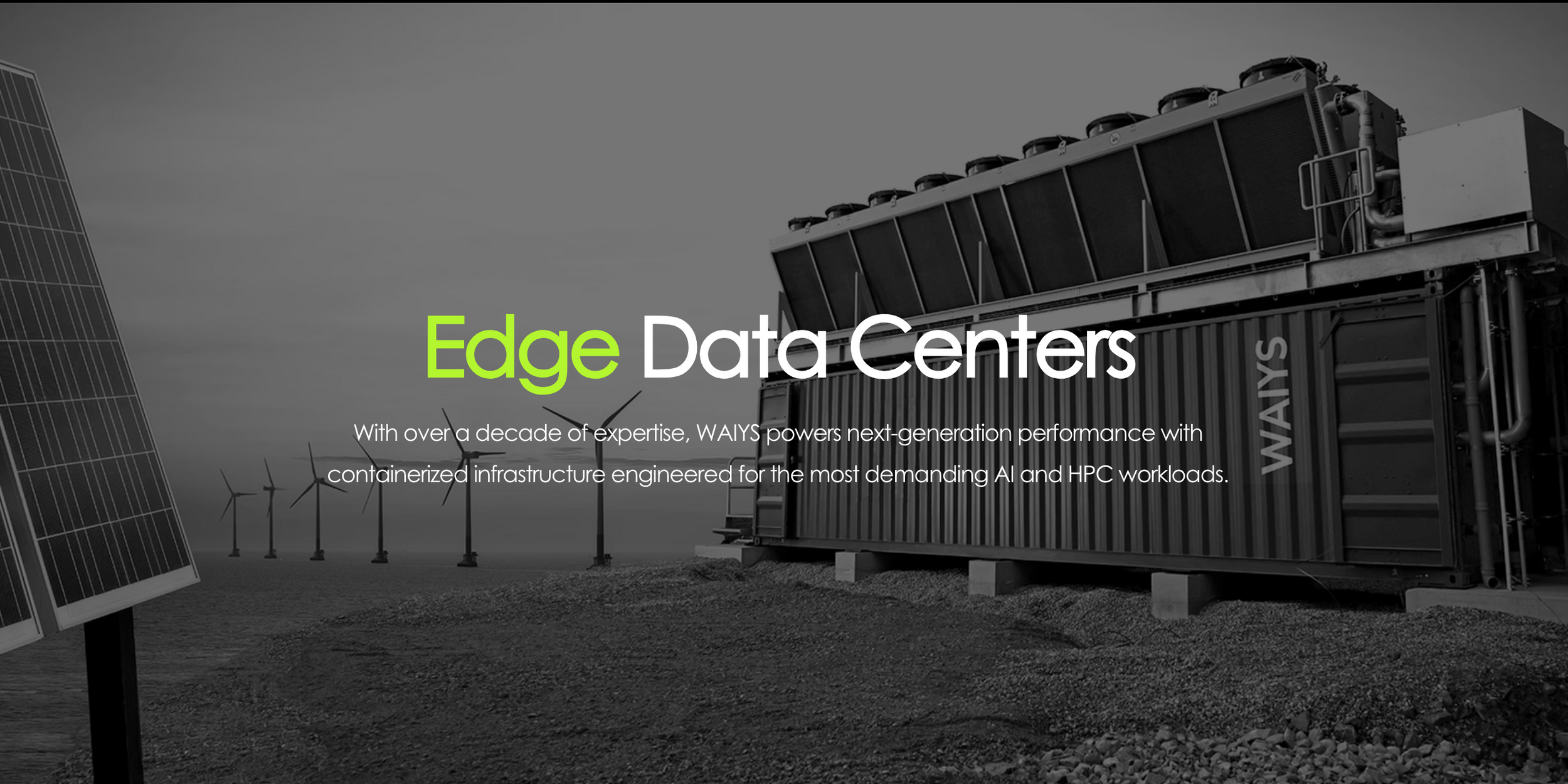 Edge Data Centers | Green, Modular AI & HPC Infrastructure