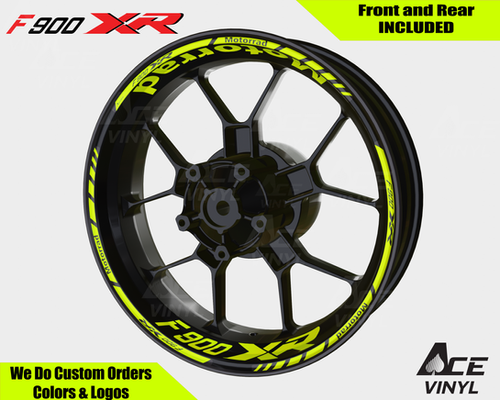 BMW F900XR Wheel Decals Set F900 XR Sticker Rim Set Rim Graphics | Ace ...