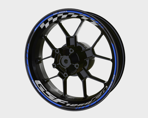 Suzuki GSF 1250FA Wheel Decals Rim Stickers GSXF Rim Tape Set ...