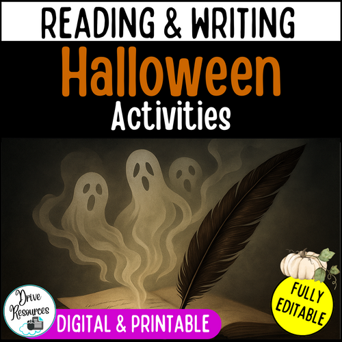Halloween Activities - Creative Writing, Literacy, Fun Tasks for High ...