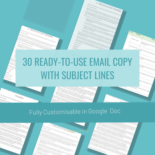 Email Scripts Email Marketing Copy Welcome Email Sequence Template For ...