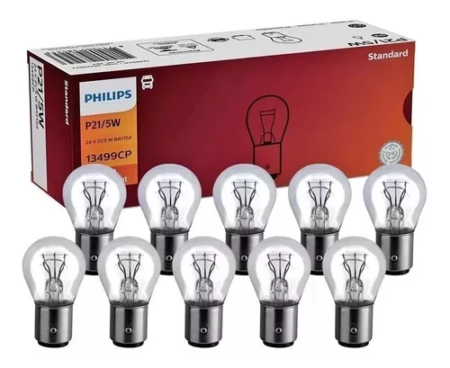 LAMPADA 02 P.1034 24V PHILIPS 13499CP CAIXA C/ 10 UNID. | Plantão Auto ...