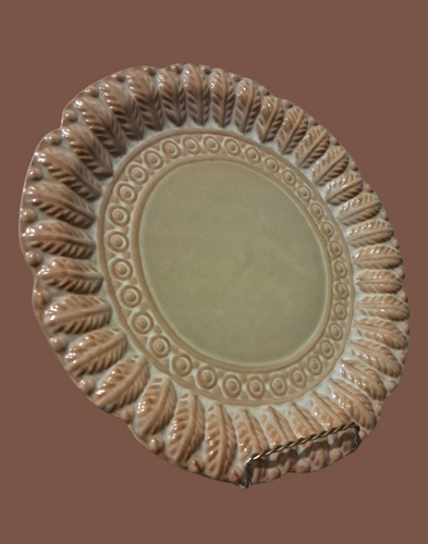 Meaningful Ceramic Feather Decor Plate | aireia.net