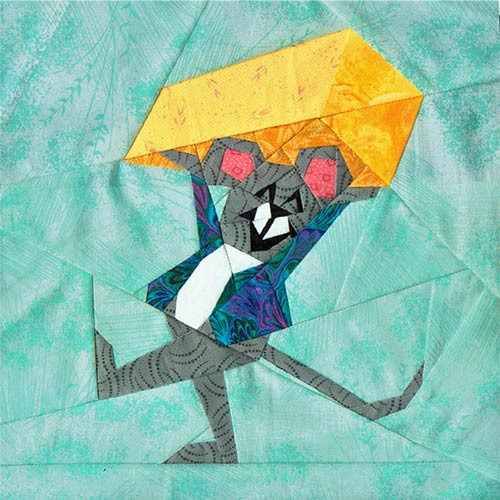 Cheese Party Paper-Pieced Quilt Pattern