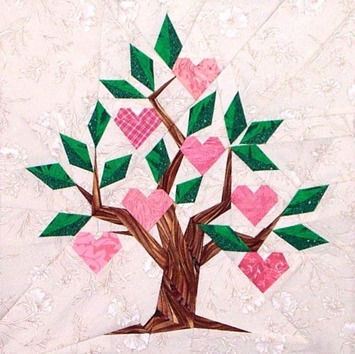 Family Tree Paper-Pieced Quilt Pattern