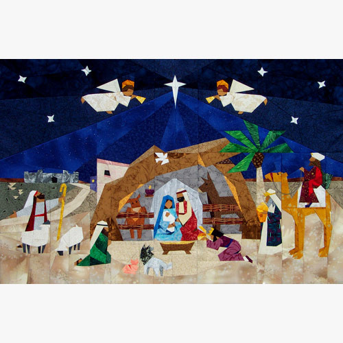 Advent Nativity Paper-Pieced Quilt Pattern