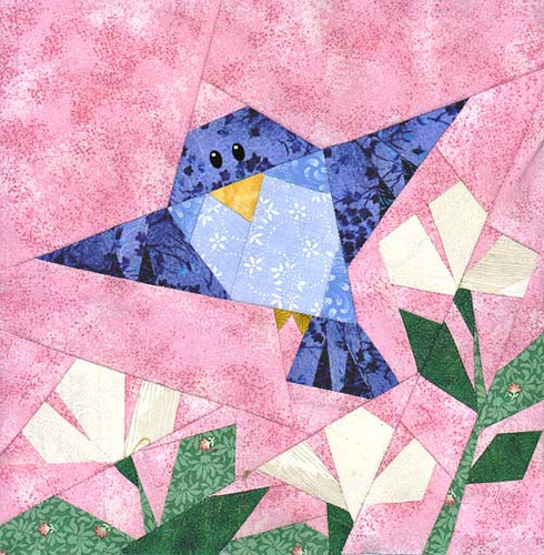 Bluebird Paper-Pieced Quilt Pattern | Paper Panache