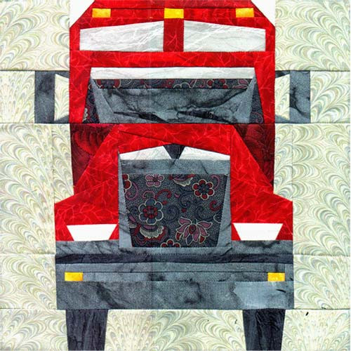 King of the Road Paper-Pieced Quilt Pattern
