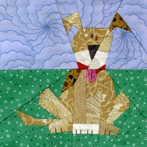 Spot the Dog Paper-Pieced Quilt Pattern