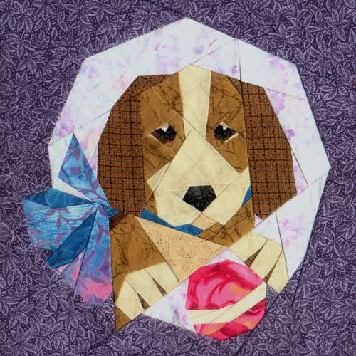 Puppy Dog Paper-Pieced Quilt Pattern