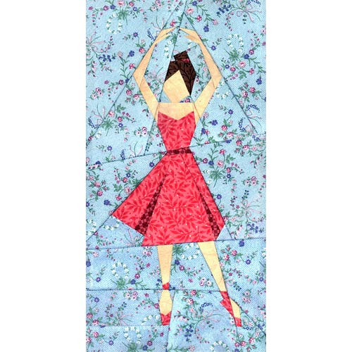 Ballerina Paper-Pieced Quilt Pattern