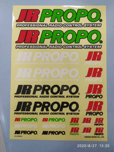 JR PROPO A4 Sticker | RC DEPOT MALAYSIA