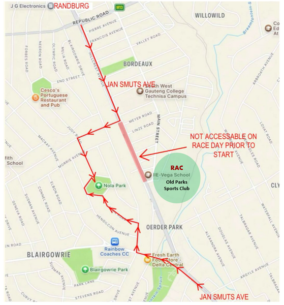 RAC Events | Rand Athletic Club