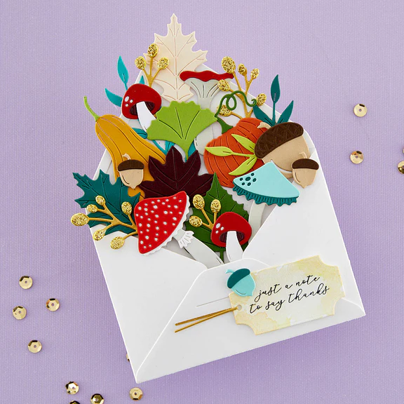 Spellbinders Envelope Of Wonder Autumn Etched Dies - S6-220 | ScrappyShak