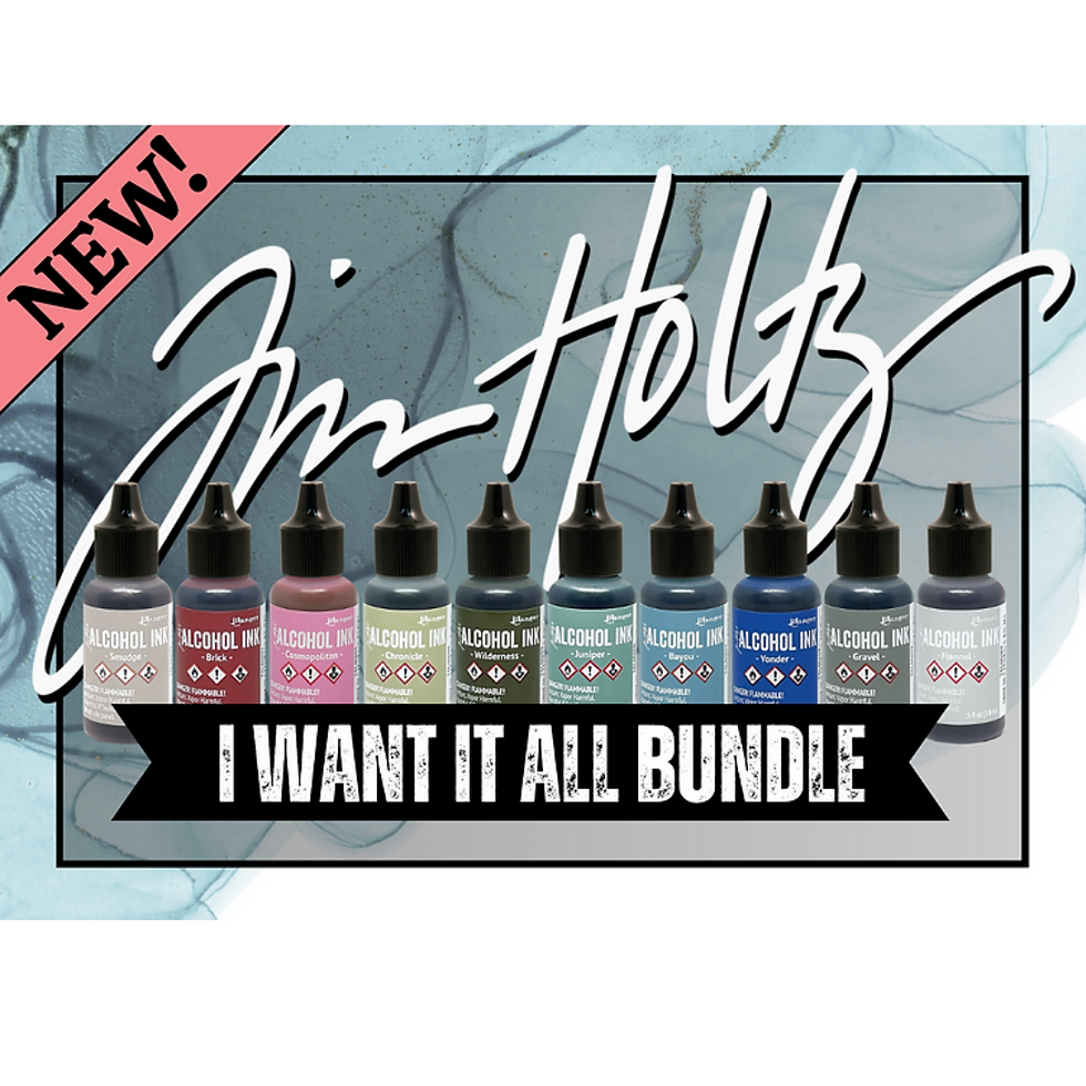 Tim Holtz Alcohol Inks - New Colors 2024 - Singles & Bundles - YOU ...