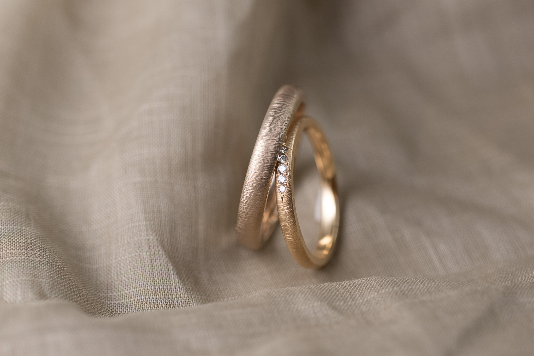 Linen Wedding Bands
