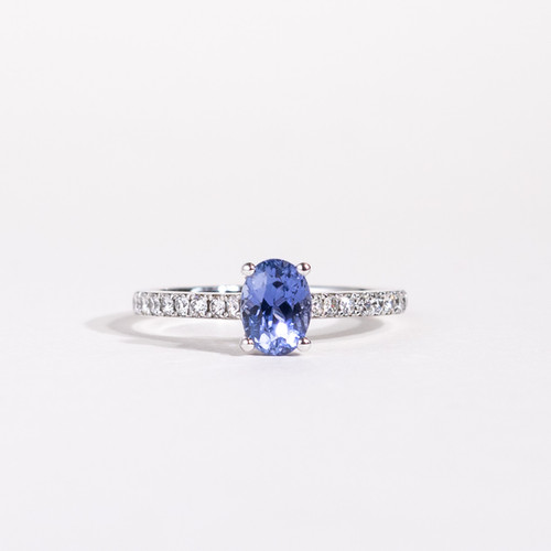 Chiara Ring with Unheated Blue Sapphire | Fujimori Kajita