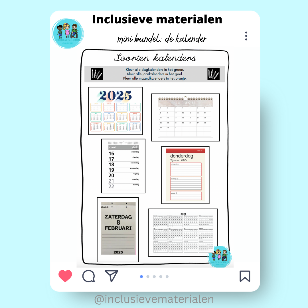 Mini bundel: de kalender