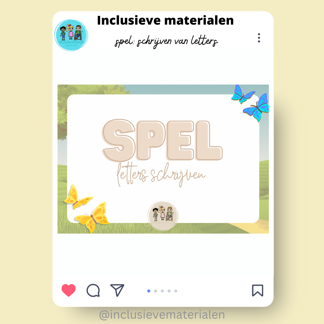 Spel: letters leren schrijven