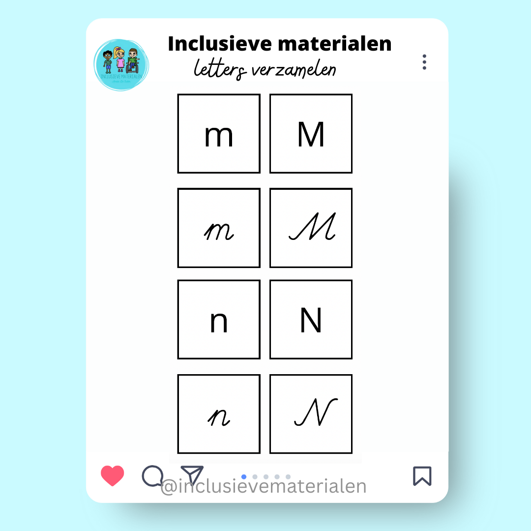 Letters verzamelen en sorteren