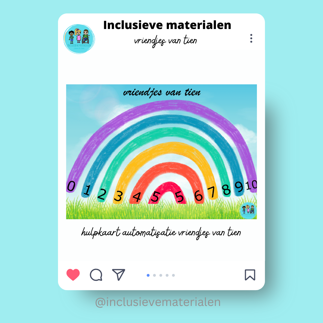 Vriendjes van tien (met visuele ondersteuning)