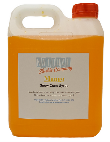 2LTR Mango Snow Cone Syrup | Natural Slushie