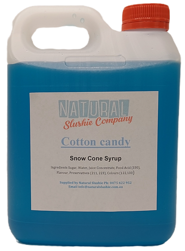 2LTR Cotton Candy Snow Cone Syrup | Natural Slushie