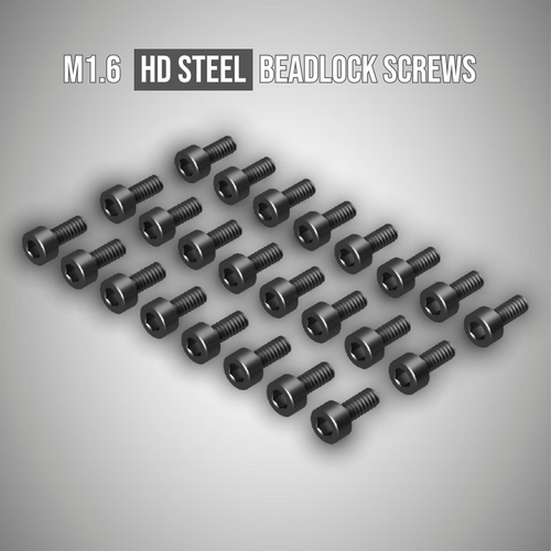 M1.6 HD Steel Beadlock Screws (24 pack) | Team Ottsix Racing