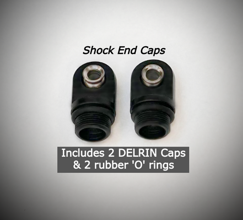 Aluminum Shock End Caps with Rubber 'O' Rings (2 each) | Team Ottsix Racing
