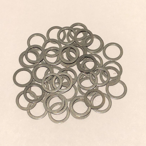 (50) Precision Milled 3mm/5mm/0.3mm Stainless Steel Micro Shim/Spacers ...