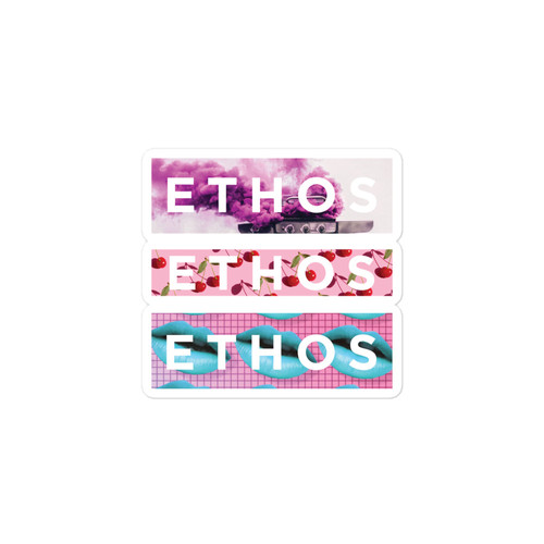 3pack (set 1) stickers | ETHOS STORE