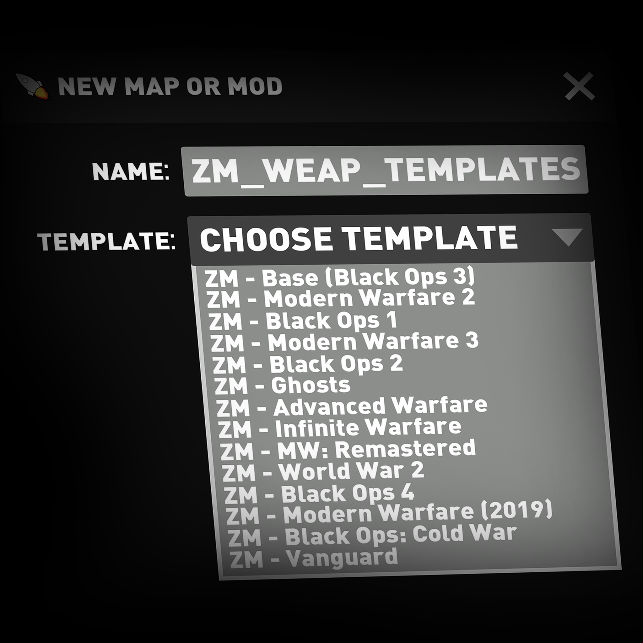 Skye Weapon Templates