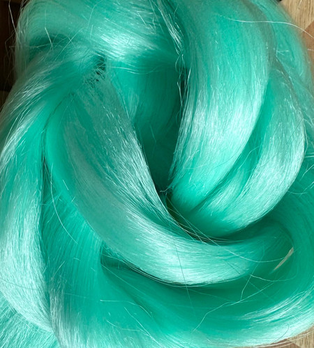 Glow Jumbo Braid, Powder Teal | Four Daughters Hair