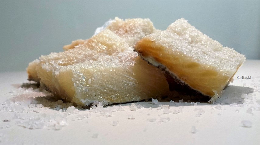 Deep-fried Salted Cod Fish!