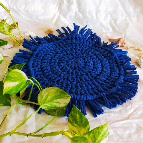 Crochet Rug | Lemon Squeeze