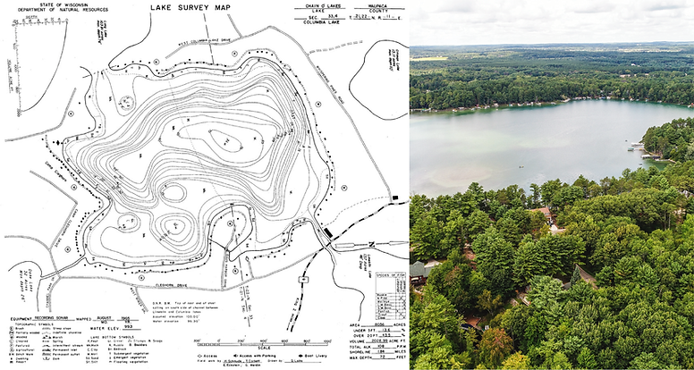 Waupaca Chain O'Lakes Maps