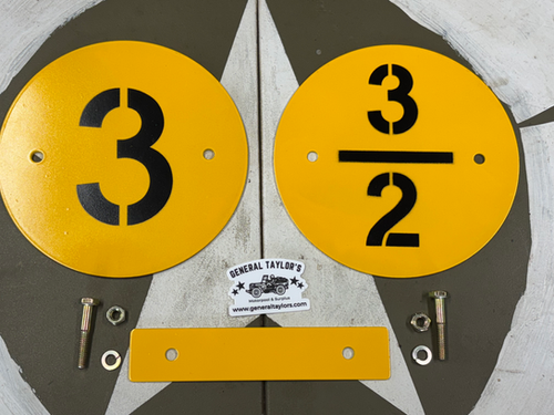 M38 Bridge Plate Yellow Double Sided | Generaltaylors