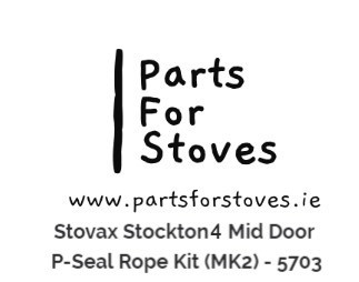 Stovax Stockton 4 Mid Door P-Seal Rope Kit (MK2) - 5703 | Dublin ...