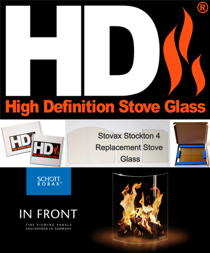 Stovax Stockton 4 Stove Glass | Dublin Chimney Sweep