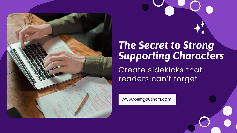 How to Write Supporting Characters That Readers Will Love? A Guide to ...