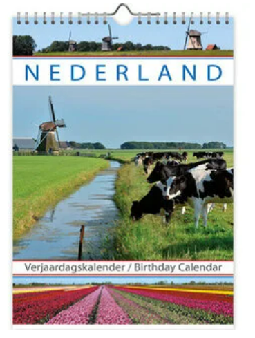 Birthday Calendar. Nederland | TheKlomp