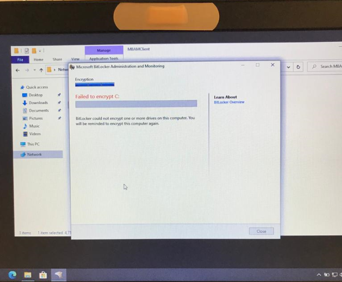 How To Check Mbam Bitlocker Encryption Error Via Powershell