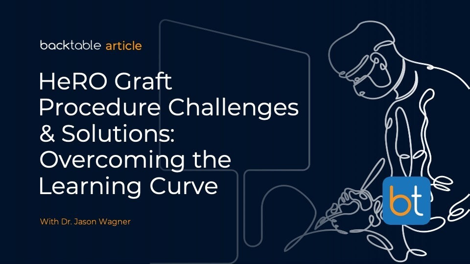 Demurs of the HeRO Graft & Surfacer Inside-Out Access Catheter Setup
