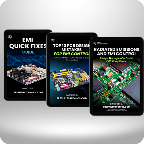EMC/EMI Control Bundle Guides (3-eBooks + 3 Masterclasses) | Fresu Electronics