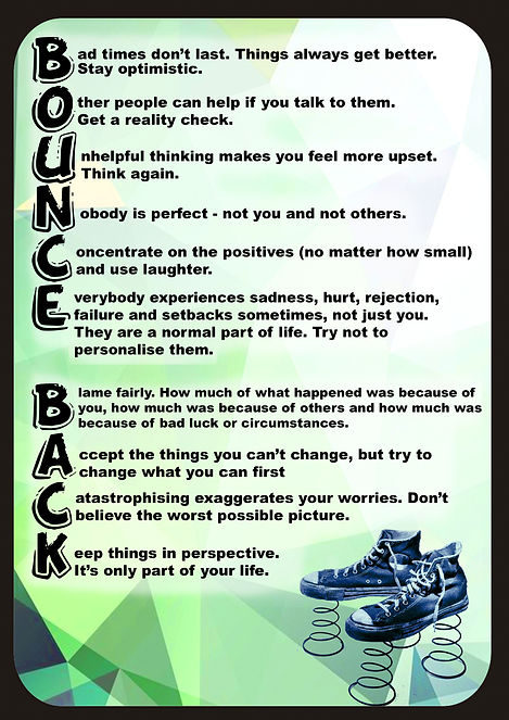 Bounce Back | delacombeps