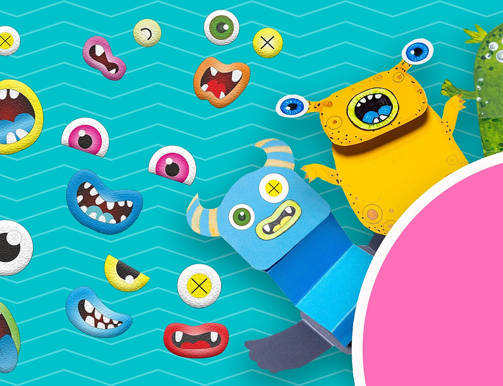 Funny Paper Monsters – Cool Papertoys You Can Make Yourself!kids.cloud