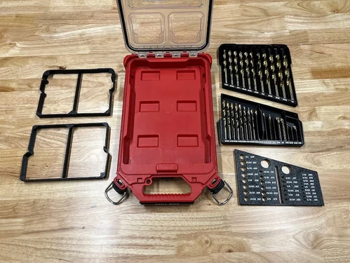 DIGITAL 3D Print File for Milwaukee Packout Drill Bit Organizer | Zll ...